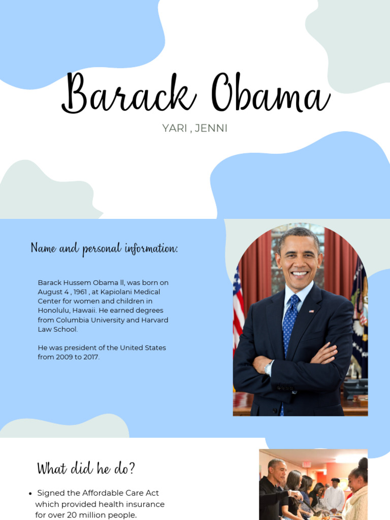 Barack Obama (Presentación) | PDF