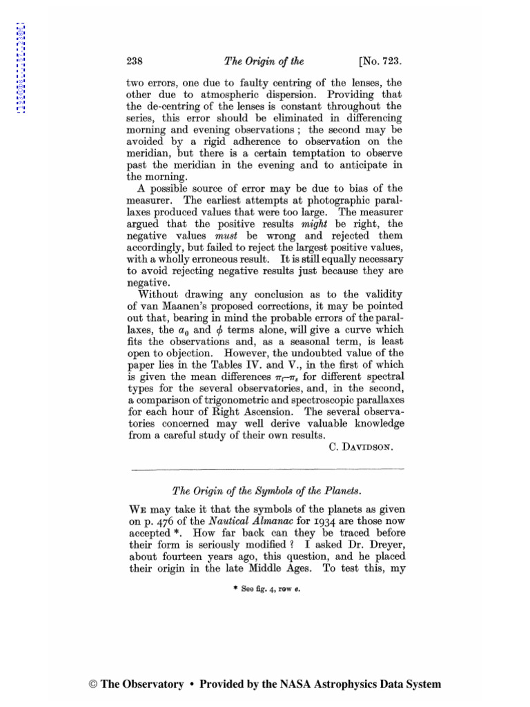 Origin Symbols Planets Maunder 1934 | PDF | Art