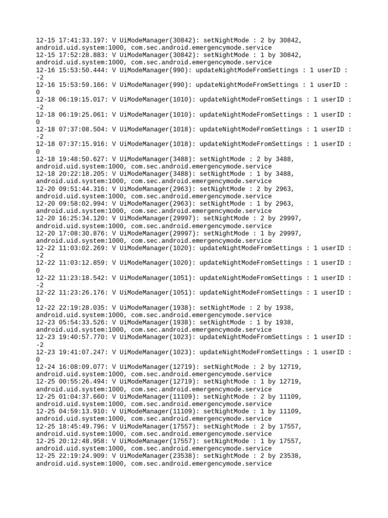 Dark Mode Log1 | PDF