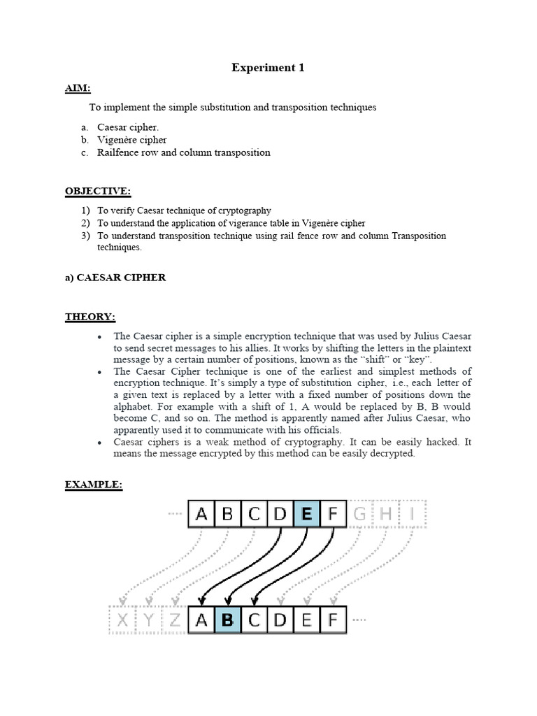 Experiment 1 Cns | PDF