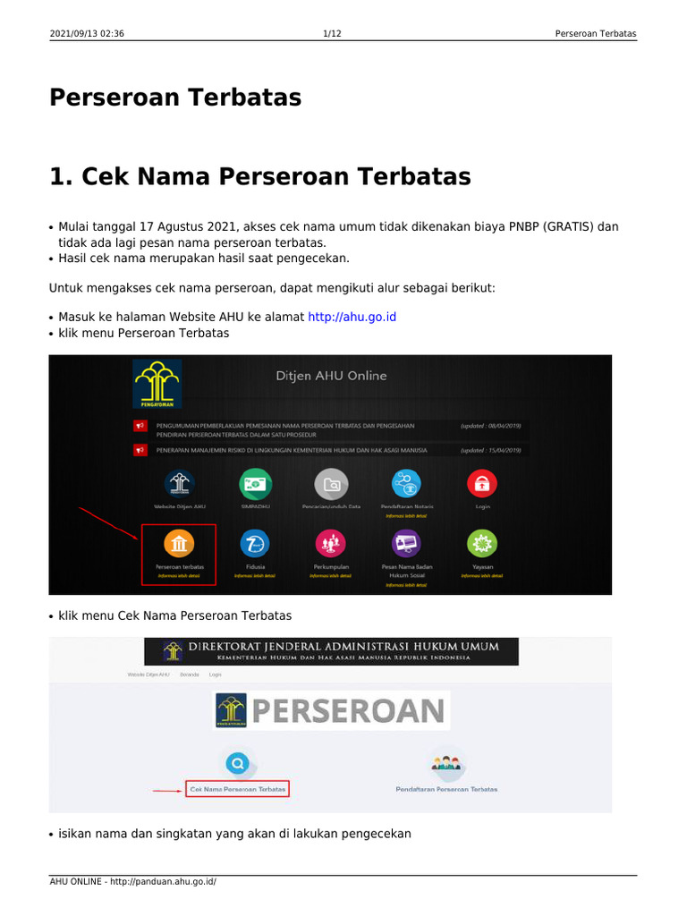 Perseroan Terbatas | PDF