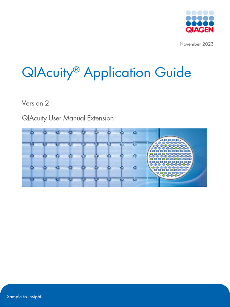 QIAcuity App Guide v2 1123 WW | PDF | Real Time Polymerase Chain ...
