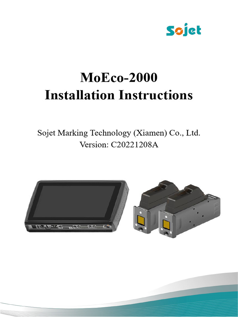 MoEco2000 Installation Manual | PDF