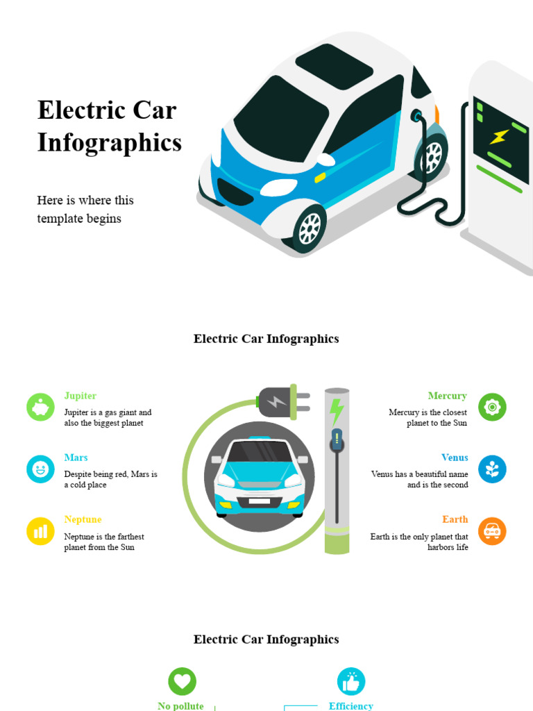 Electric Car Infographics by Slidesgo | PDF