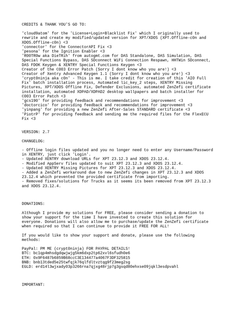 Read This First!!! | PDF