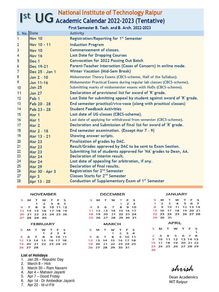 B Tech. 1st Sem 2022-2023 | PDF