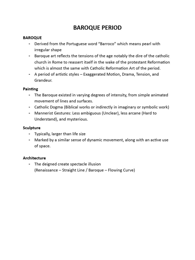 Lesson 2 Arts 2nd Quarter | PDF | Baroque | Paintings