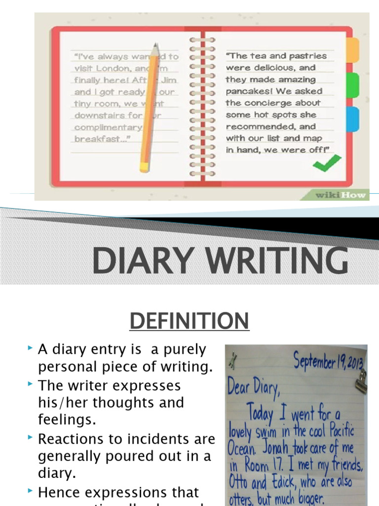 Diary Entry Writing | PDF