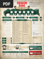 Dragonbane Character Sheet Template | PDF | Tools | Equipment