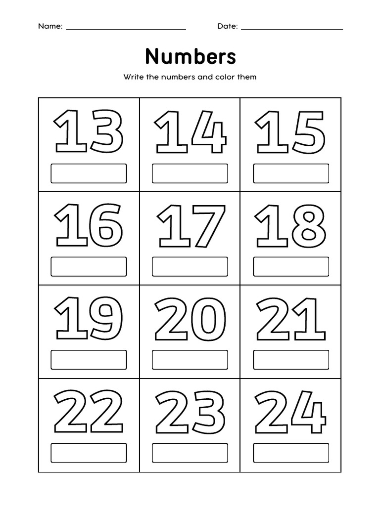Monochromatic Numbers Vocabulary Worksheet 3 | PDF