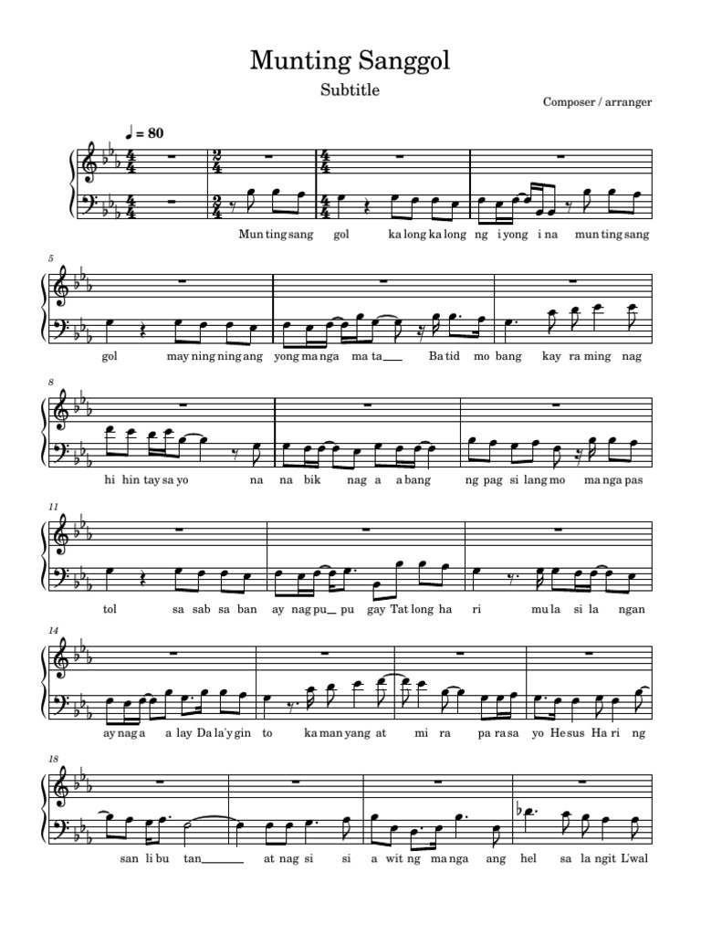 Munting Sanggol | PDF