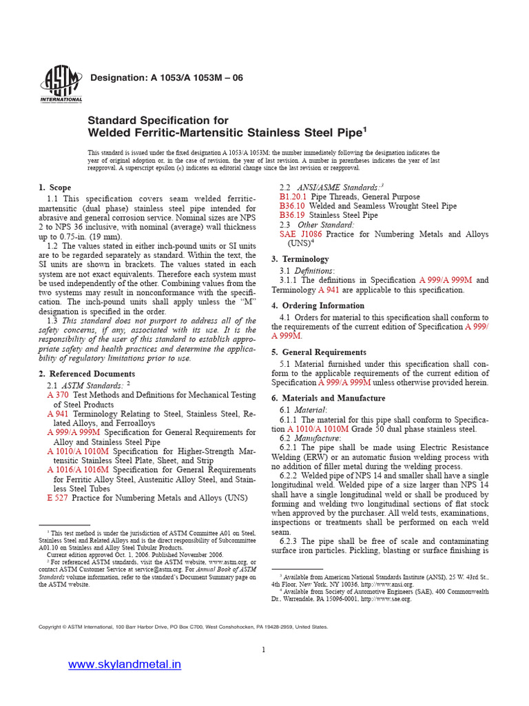 ASTM Class Slides 2 | PDF | Pipe (Fluid Conveyance) | Construction