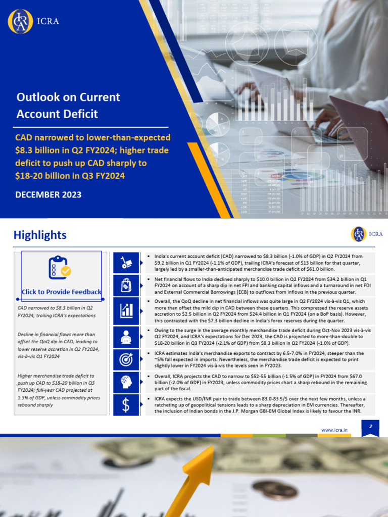 ICRA Thematic - BOP Outlook - December 2023 | PDF