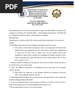 SBFP 2023 Program Terminal Report | PDF | Foods | Nutrition