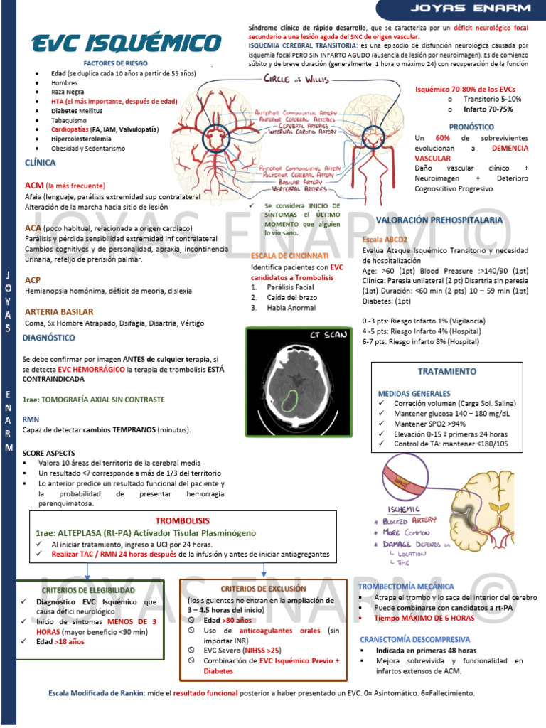 EVC Isquémico | PDF