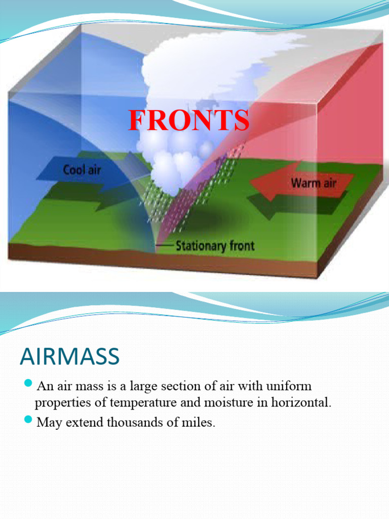 Understanding Air Masses and Weather Fronts | PDF