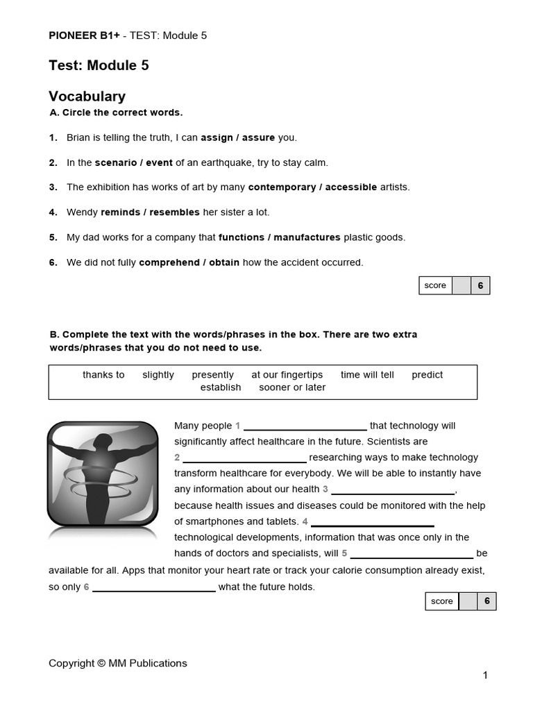 Pioneer B1 Plus Tests Module 5 | PDF