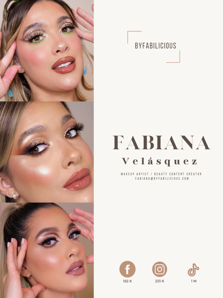 Fabiana Velasquez: Makeup Artist & Creator | PDF