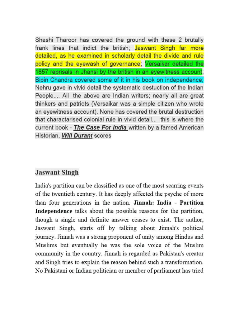 Shashi Tharoor Has Covered The Ground With These 2 Brutally Frank Lines ...