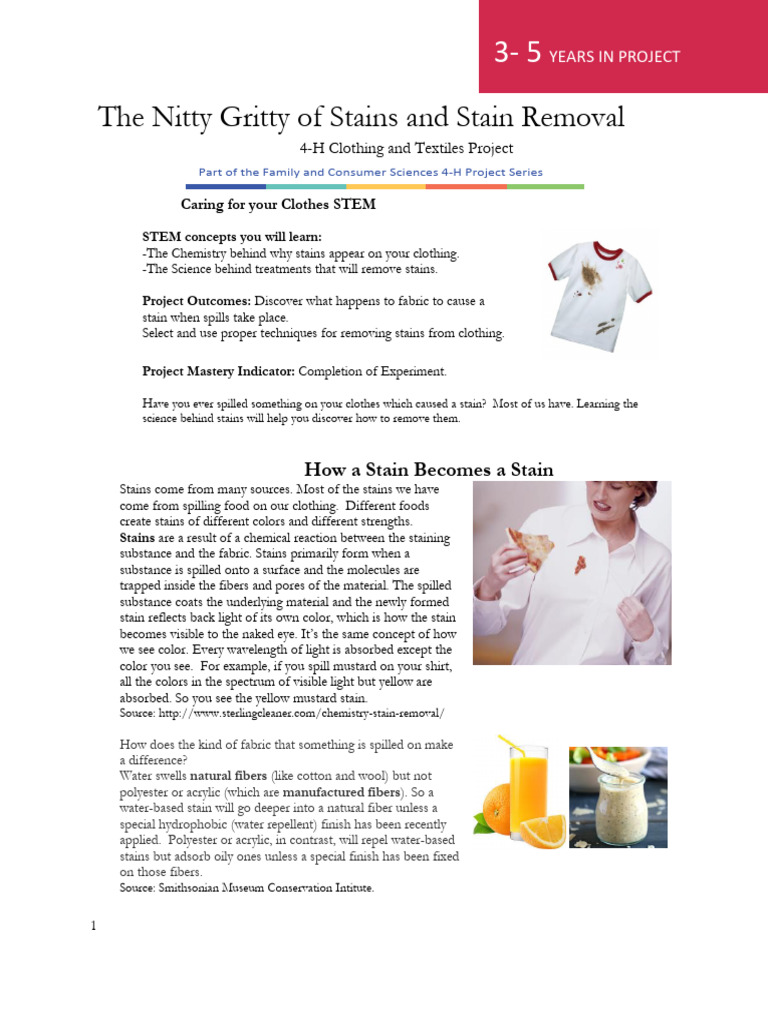 Nitty Gritty of Stains | PDF