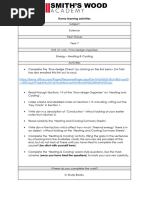Heating and Cooling - Energy - KS3 Physics - BBC Bitesize | PDF ...