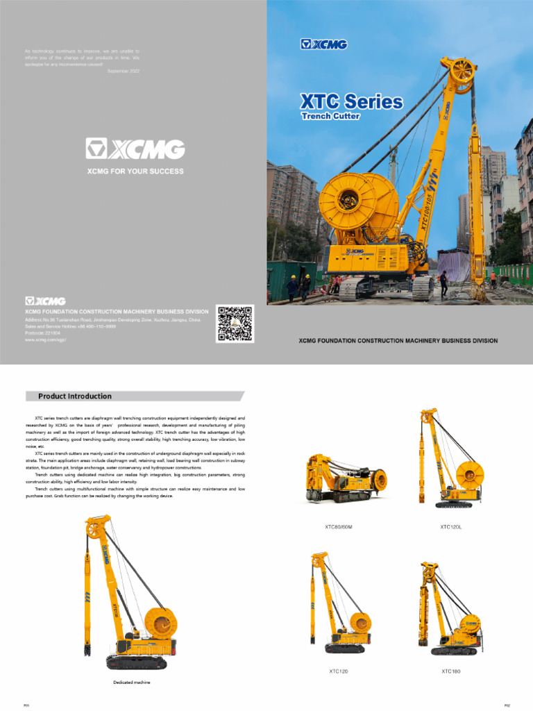 XTC Series Trench Cutter | PDF