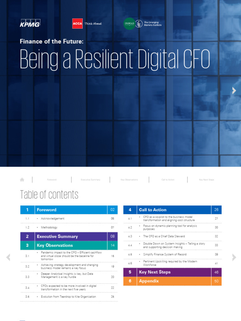 Finance of The Future Being A Resilient Digital Cfo | PDF