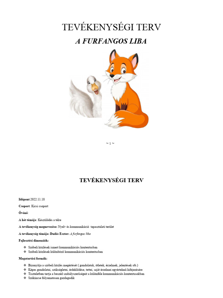 A-furfangos-liba-Mese Lecketerv | PDF