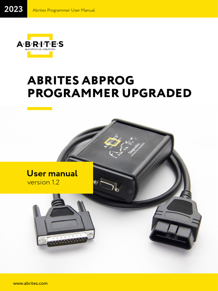 Abrites Programmer User Manual | PDF
