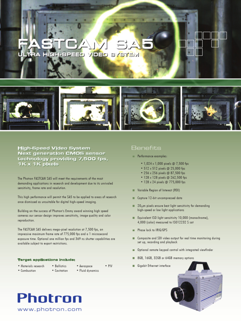 Fastcam Sa5 | PDF | Technology & Engineering