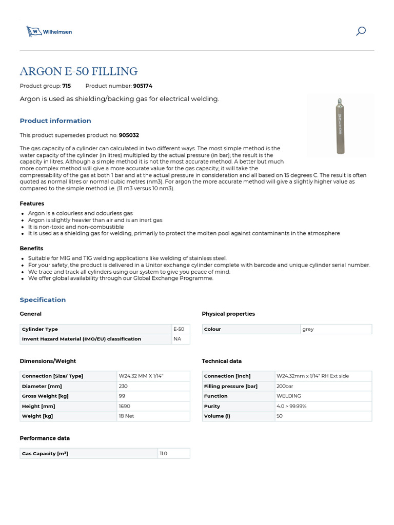 ARGON E-50 FILLING(1) | PDF