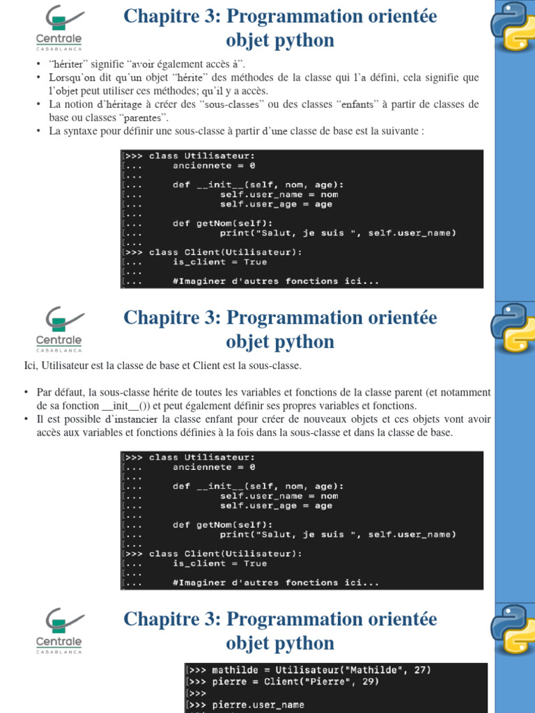 Cours POO CH3 Suite | PDF Cours POO CH3 Suite | PDF