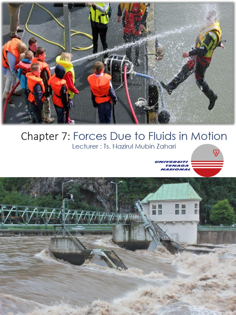 Chapter 7- Forces Due To Fluid in Motion | PDF