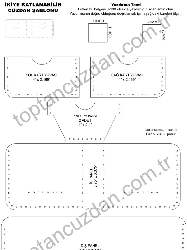 El Yapımı Klipsli Deri Cüzdan | PDF