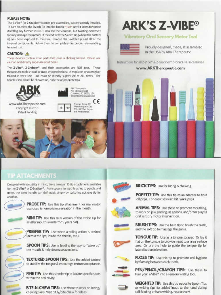 Intruciones de Ark s Z-Vibe | PDF