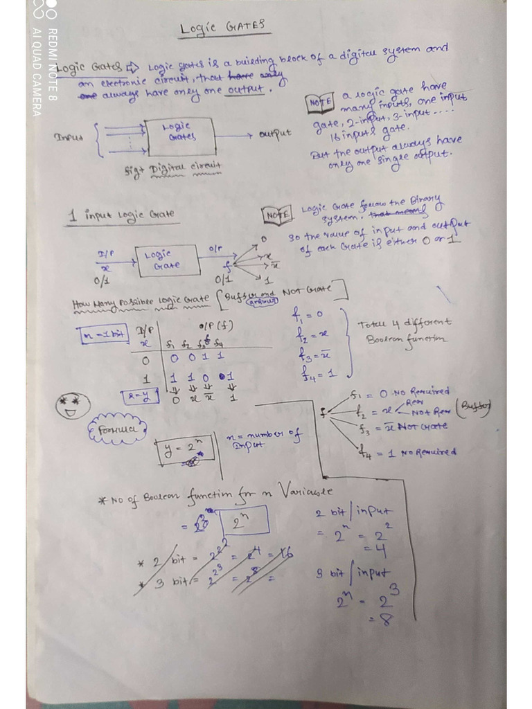 Logic Gates BCA | PDF