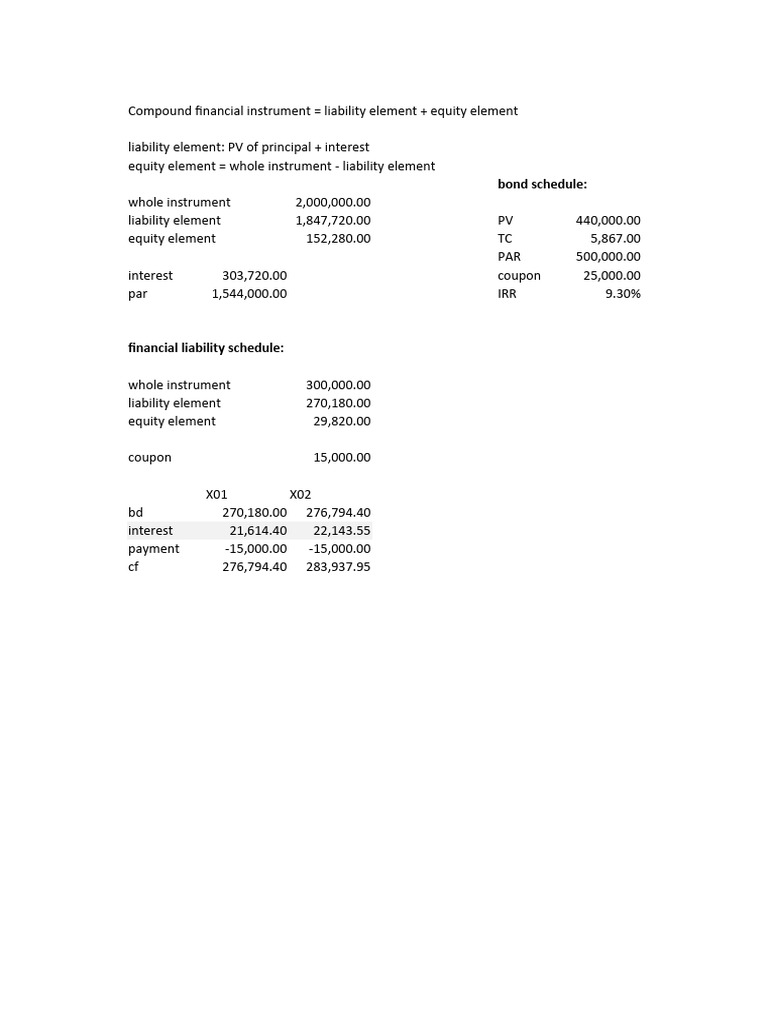 Financial Instruments Pdf Interest Bonds Finance