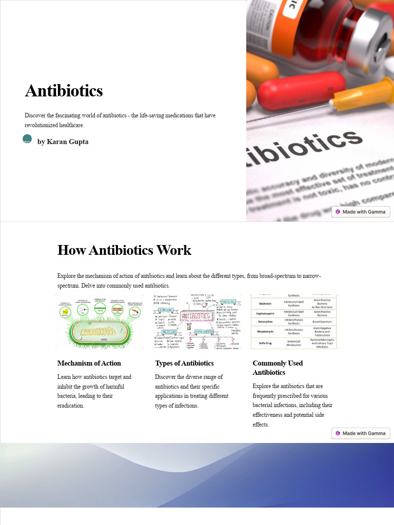 Antibiotics | PDF | Antimicrobial Resistance | Epidemiology
