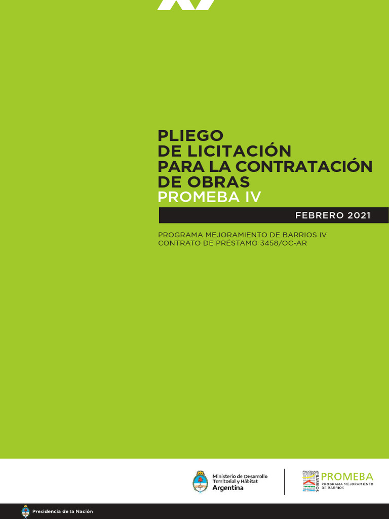 PLIEGO PMIV MACHAGAI LPN°1 2021 - Compressed | PDF | Bancos | Outsourcing