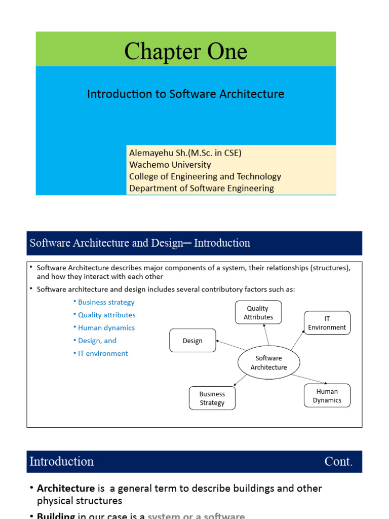 Lect - 1 Introduction | Download Free PDF | Software Architecture | System