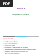 Suspension System | PDF | Suspension (Vehicle) | Vehicle Technology