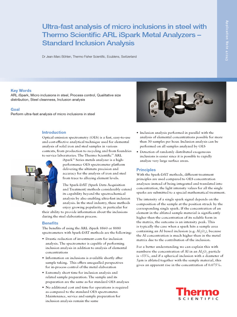 OE-AN41243-Steel Spark-DAT Fe Standard-0713 | PDF