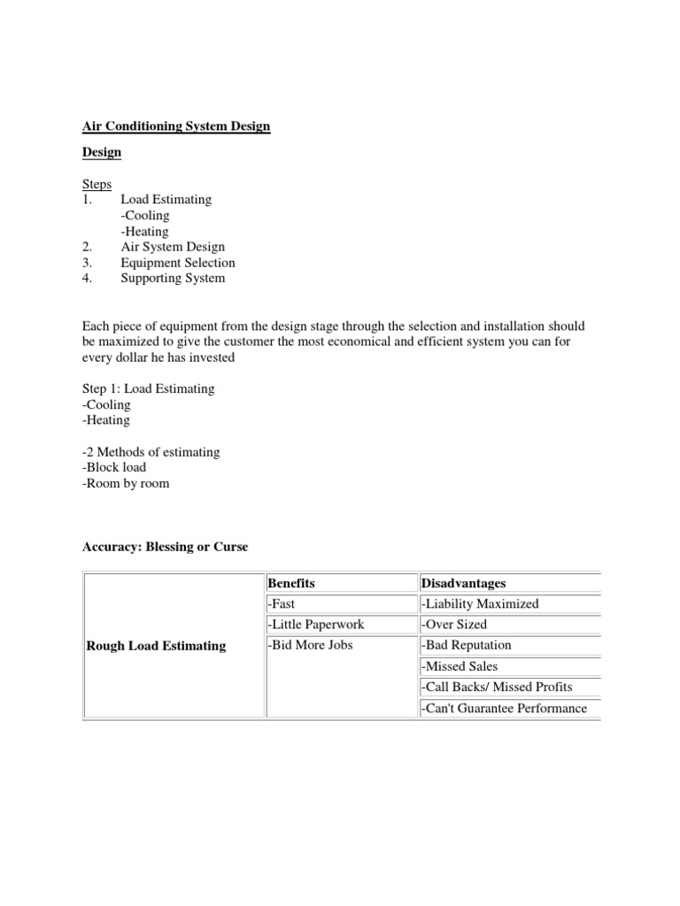 Air Conditioning System Design | PDF | Window | Building Insulation