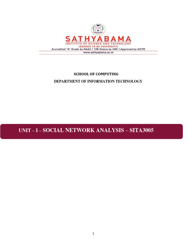 Social Network Analysis Pdf