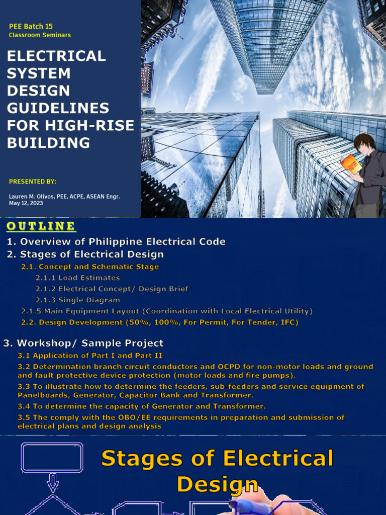 Electrical Design For HRB-Classroom Seminars Part-2-3 | PDF | Electric ...