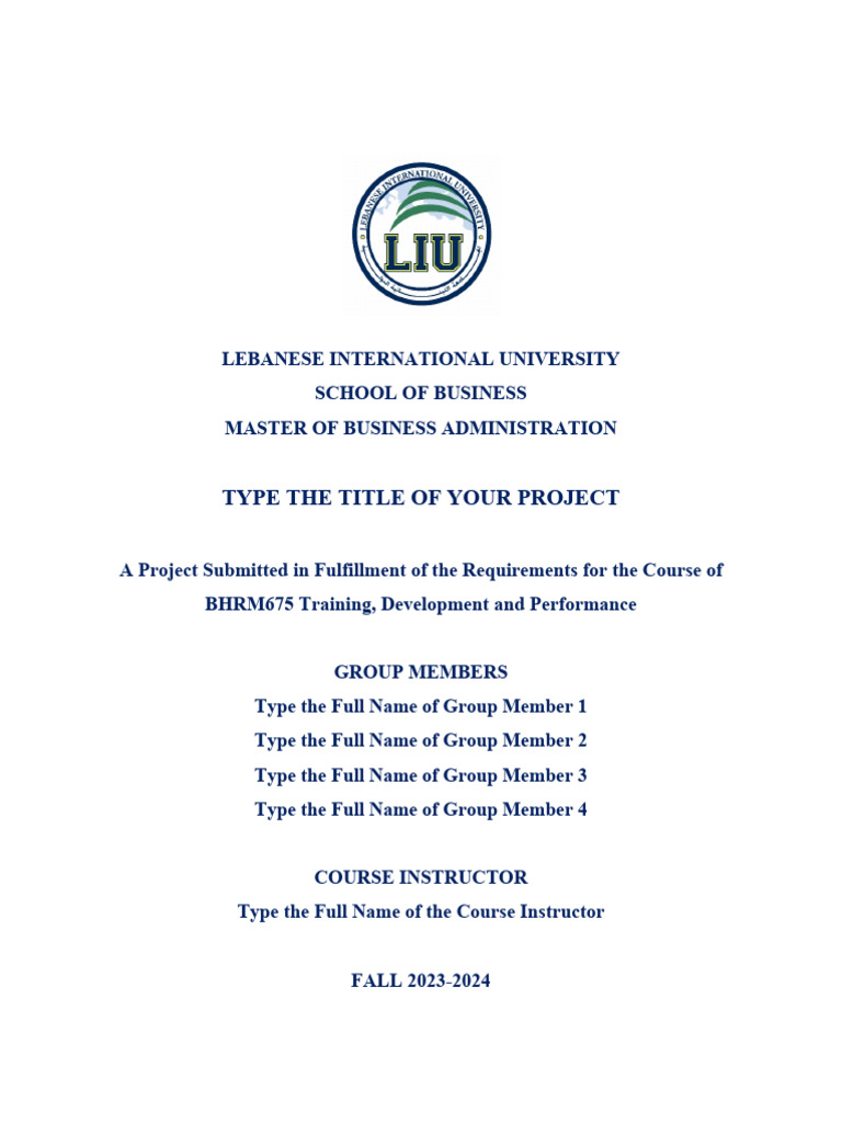 MBA Project on Training and Development | PDF