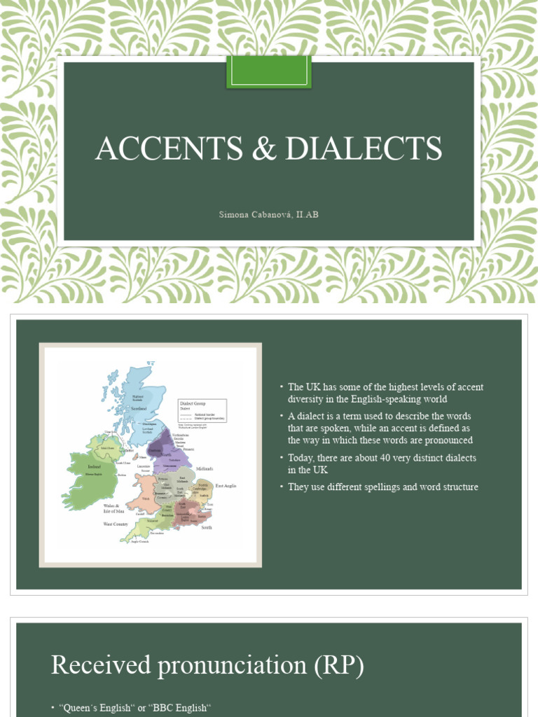 Accents & Dialects | PDF