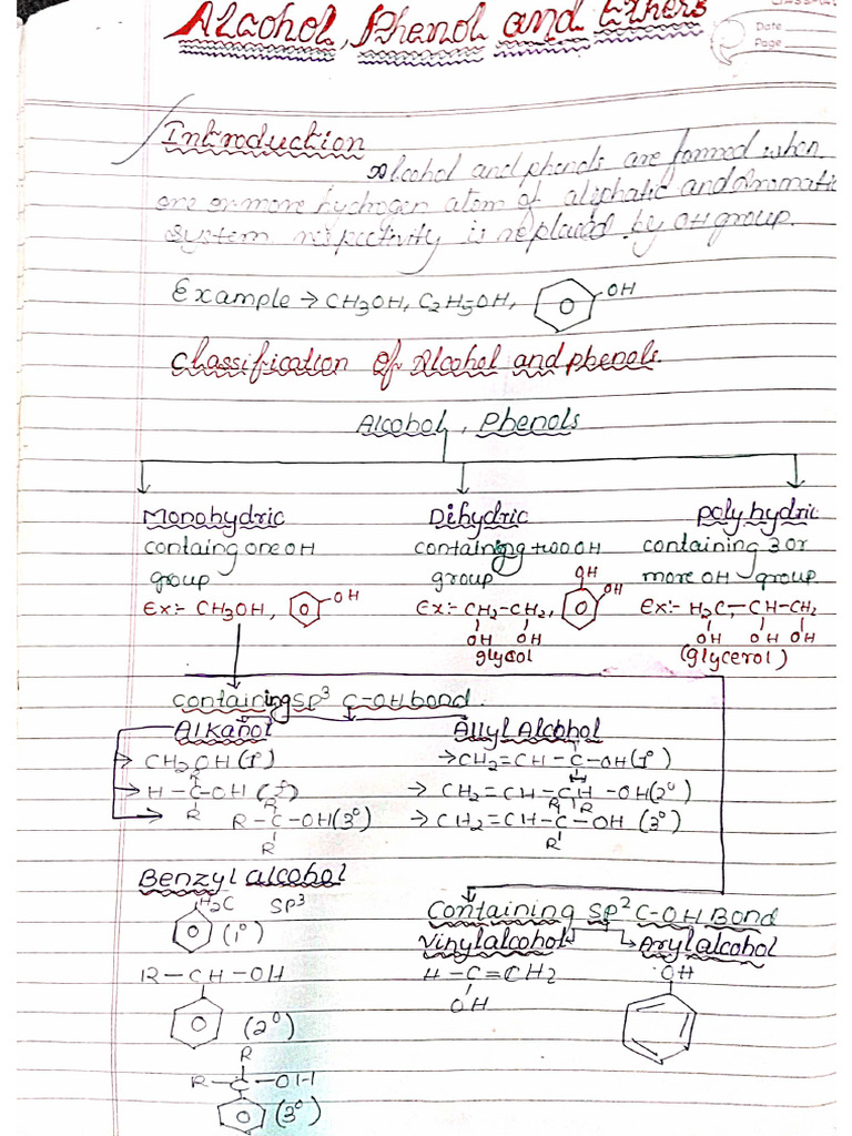 Chemistry Alcohol Phenyl Ethane | PDF