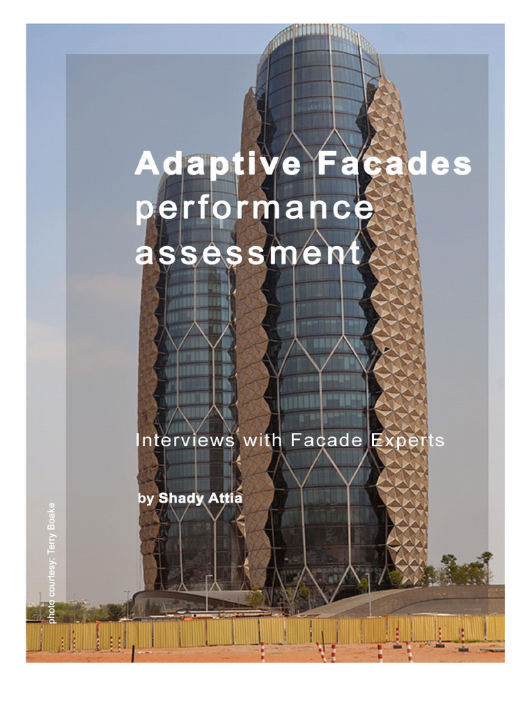 0 - Adaptive Facades Performance Assessment, Interviews With Facade ...