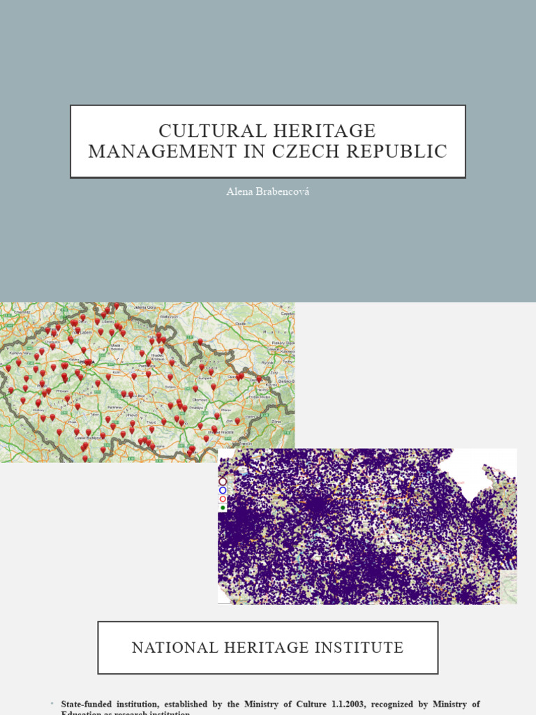 Cultural Heritage Management in Czech Republic | PDF